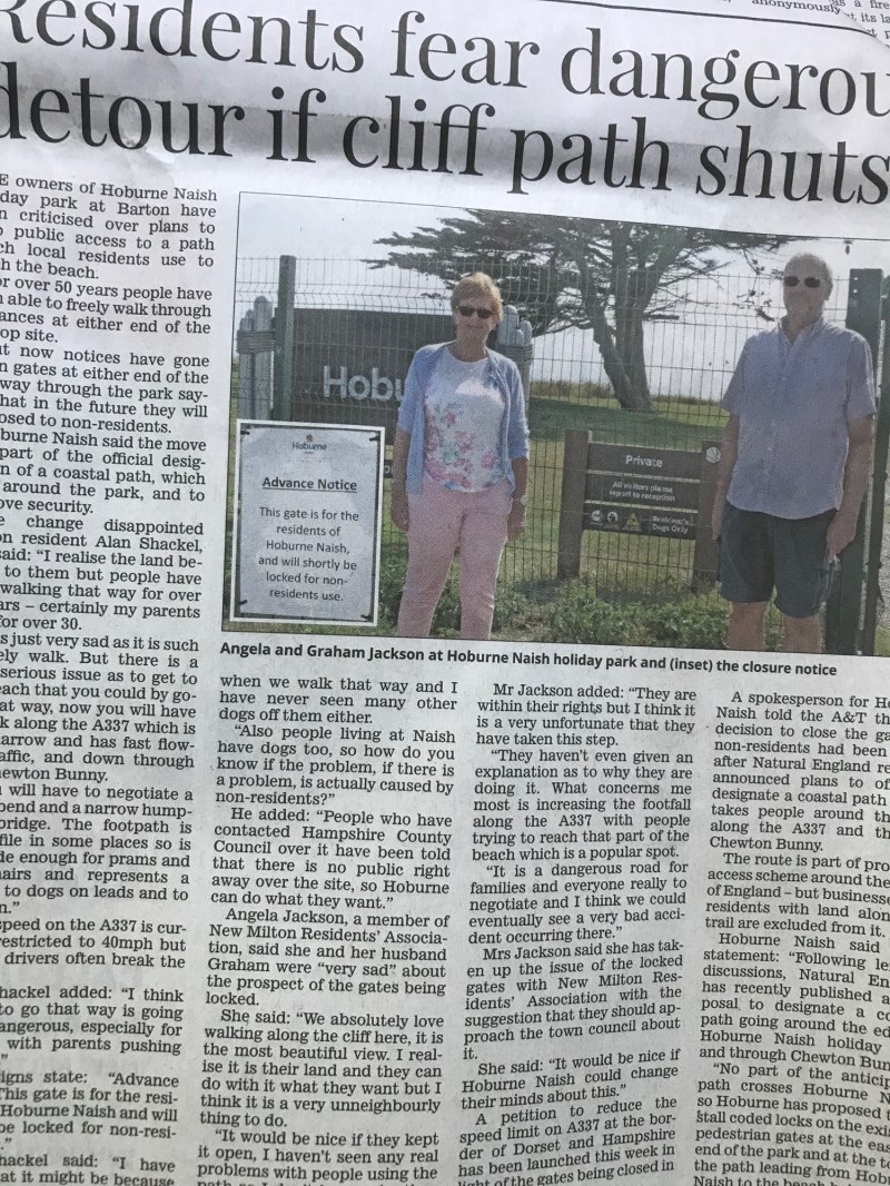 NAISH FARM PATH ROW | Exploring the Bournemouth Coast Path